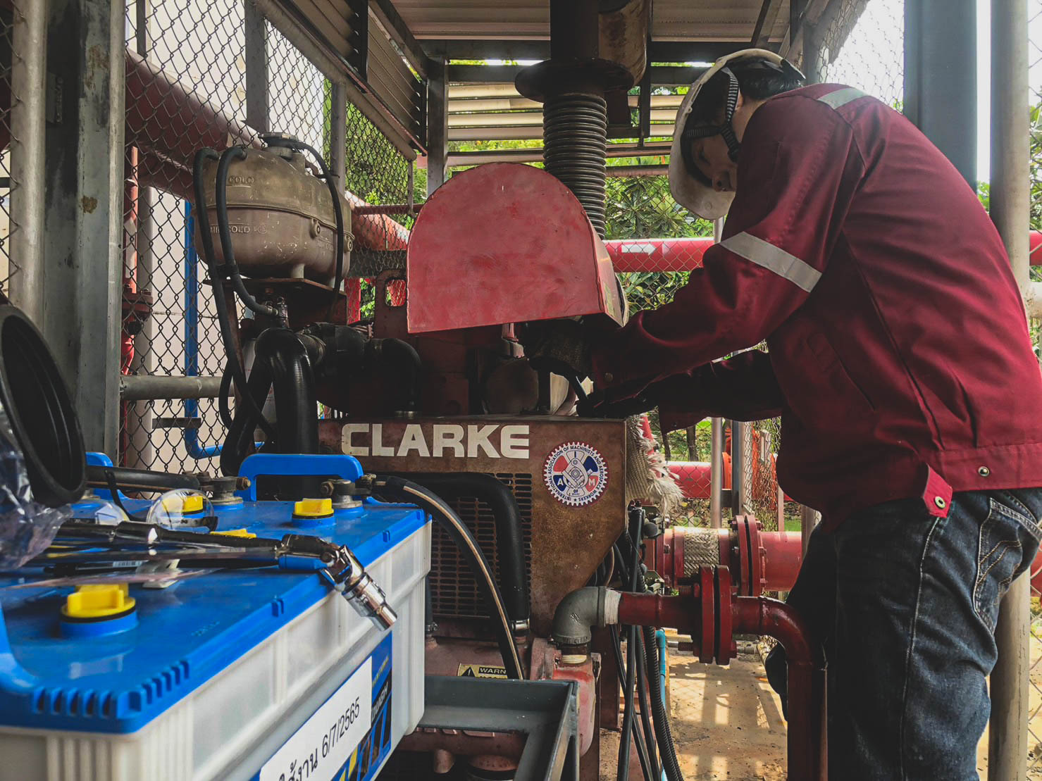 ตรวจสอบระบบปั๊มน้ำดับเพลิง ประจำปี 2566 – Senate Engineering