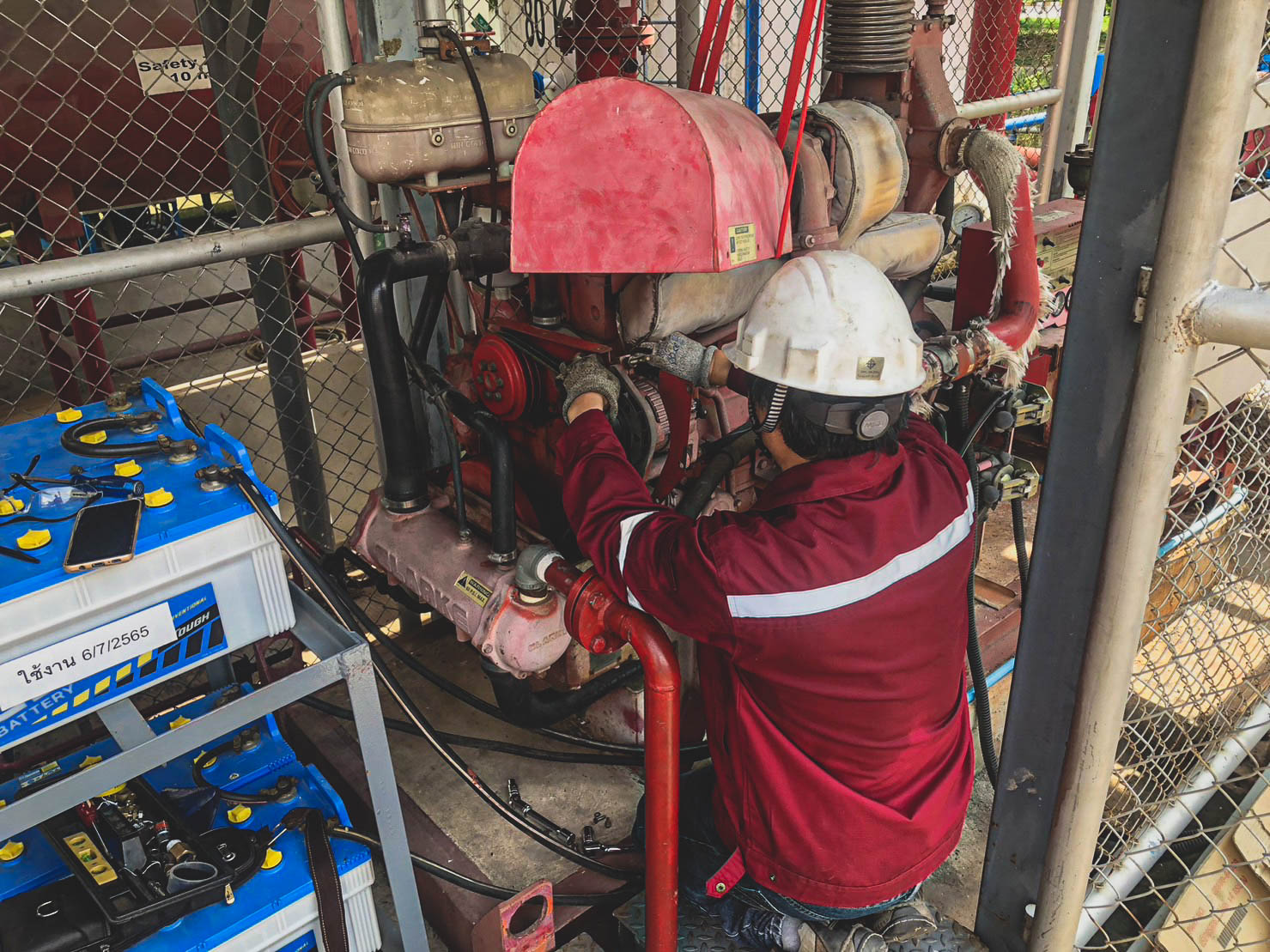 ตรวจสอบระบบปั๊มน้ำดับเพลิง ประจำปี 2566 – Senate Engineering